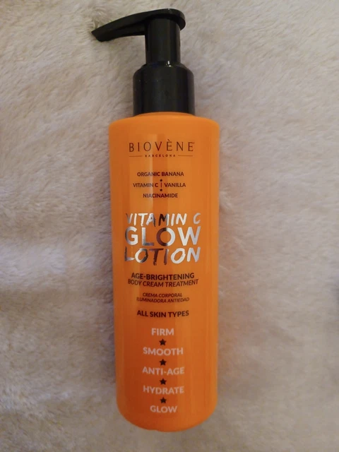 BIOVENE VITAMIN C Glow Lotion Age-Brightening Body Cream Treatment ...