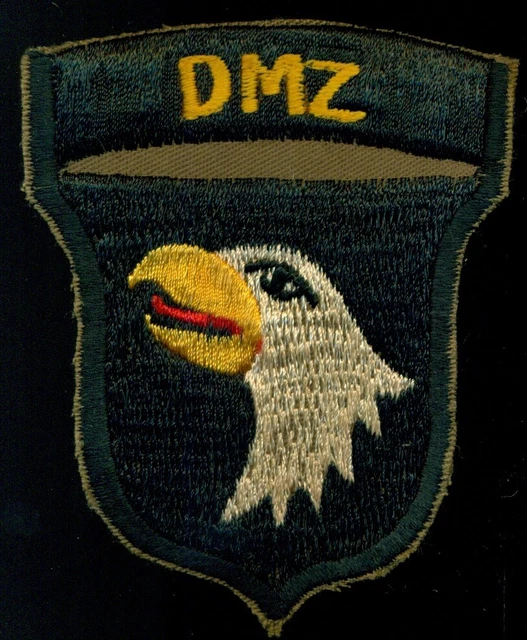 US ARMY 101ST Airborne Division DMZ Demilitarize Zone Vietnam Patch JBR ...