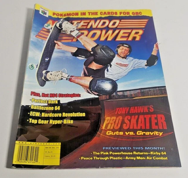 NINTENDO POWER 131 Magazine Tony Hawk, Poster, Pokémon Stadium Cards ...