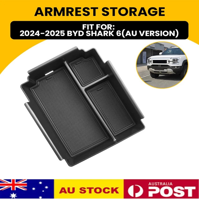 FOR BYD SHARK 6 (AU) 2024-2025 Car Centre Armrest Storage Box Organize ...