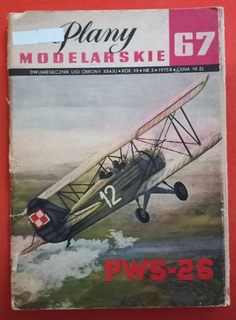 CRACK DRAWINGS & blueprints Plany model skie 67, Samolot school plane ...