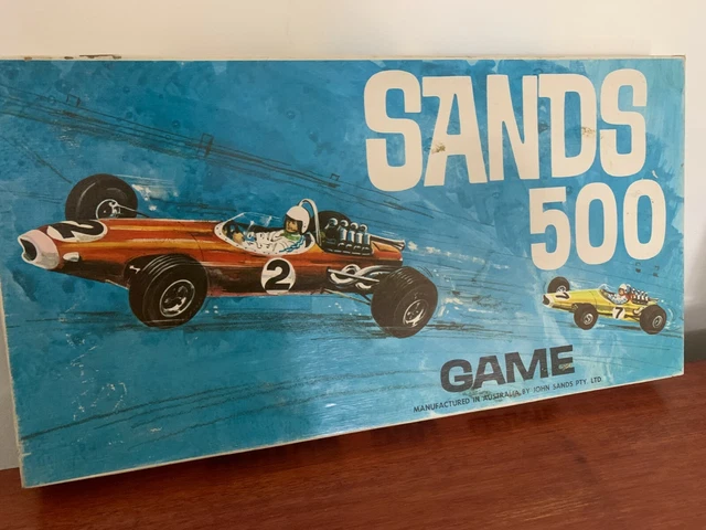 VINTAGE SANDS 500 Race Track Game. 1960's John Sands, Made in Australia ...