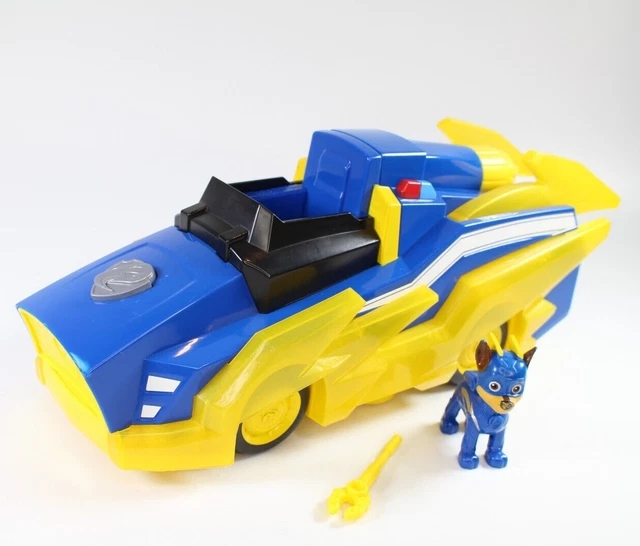PAW PATROL MIGHTY Pup Chase Charged Up Transforming Vehicle with Figure ...