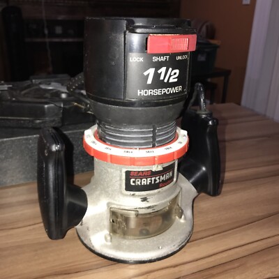 SEARS CRAFTSMAN ROUTER 1.5 - 1 1/2 HP - 315.174321 in orig. Box EUR 76 ...