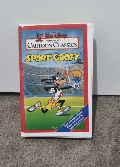 WALT DISNEY HOME Video Cartoon Classics Sport Goofy VHS Rare With Case ...