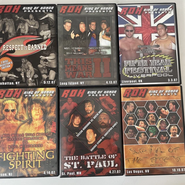 RING OF HONOR Wrestling DVD 2007 Bundle ROH £208.68 - PicClick UK
