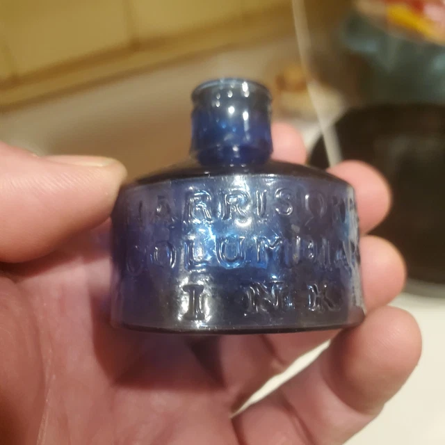 HARRISON COLUMBIAN INK Bottle Cobalt Blue $605.00 - PicClick