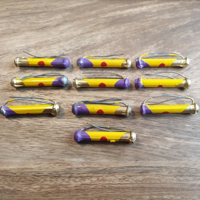 JOBLOT 10 X Vintage Erie Dogbone Ceramic Solid Rod Spot Resistor (L292 ...