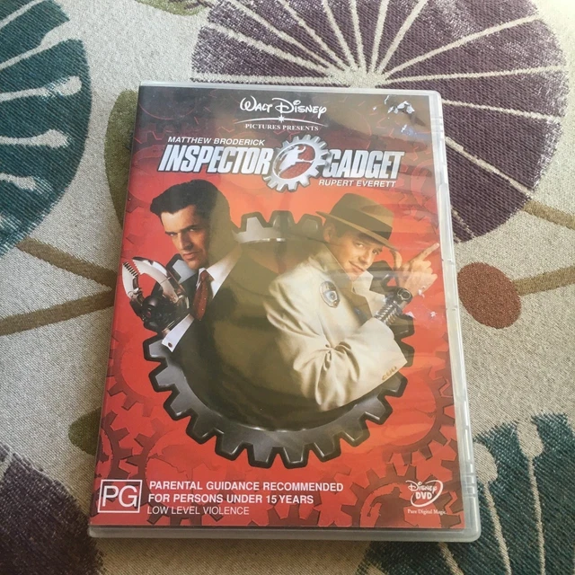 WALT DISNEY. MATTHEW Broderick, Inspector Gadget Dvd $1.79 - PicClick AU