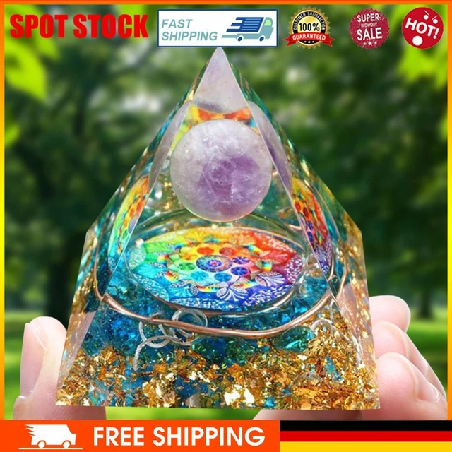 ORGONE PYRAMIDE, REIKI Pyramiden, Kristall Pyramide Chakra Edelstein ...