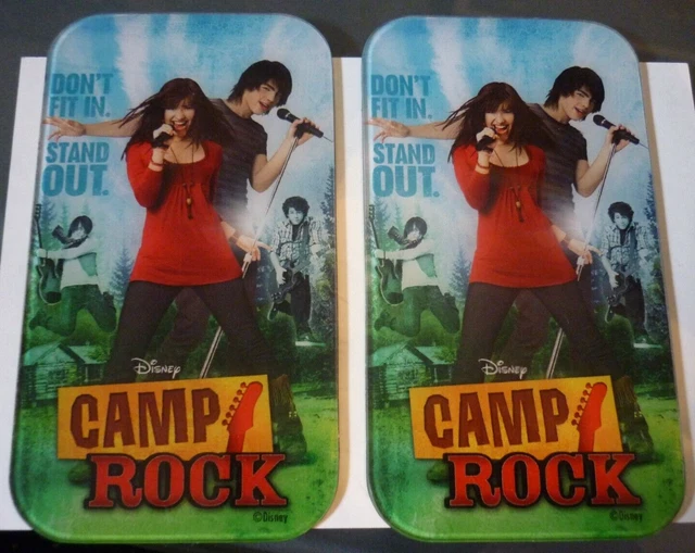 DISNEY CHANNEL CAMP Rock Musical Movie Magnets 2 Lot Demi Lovato~Johas ...