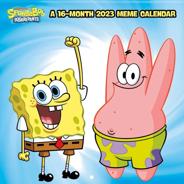 TRENDS INTERNATIONAL, SpongeBob Squarepants Meme 2023 Wall Calendar £13 ...