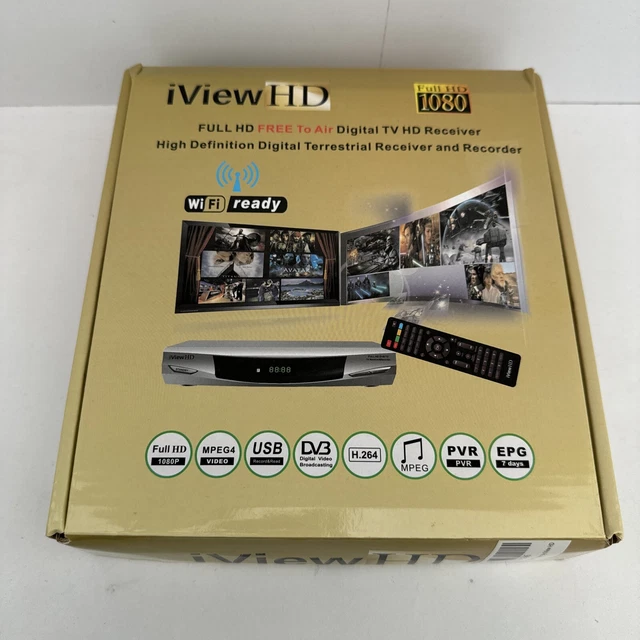 IVIEW HD 1080P Freeview Box - USB Recorder - HD DVB T2&S2 Combo ...