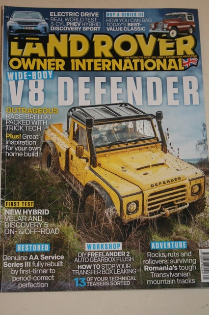 LAND ROVER OWNER International Magazine - Wide Body V8 Defender- May ...