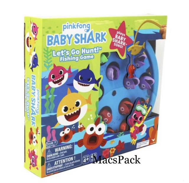 PINKFONG BABY SHARK Game Let's Go Hunt Fishing Game Plays Song Sealed ...