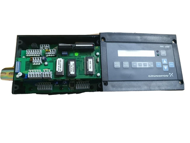 GRUNDFOS CONTROL PANEL PMU 2000 and PFU 2000 control board untested ...