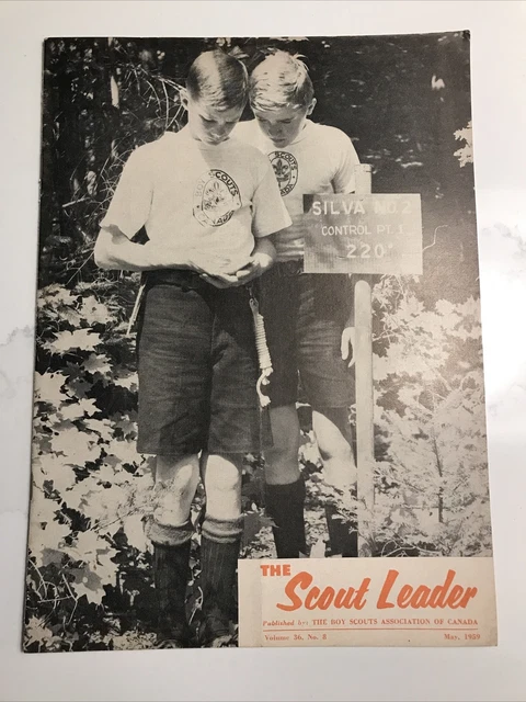 SCOUT LEADER MAGAZINE May 1959 Boy Scouts Canada Comic Strip $13.00 ...