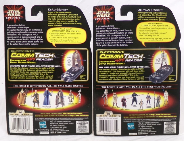 STAR WARS THE Phanotm Amenaza 3.75"FiguraLote De 2 Precintado Ki-Adi ...