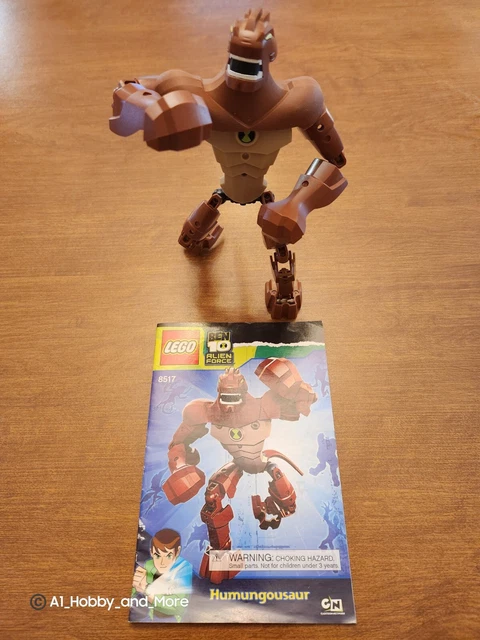 LEGO 8517 BEN 10 Alien Force "Humungousaur" - 100 % complet avec ...