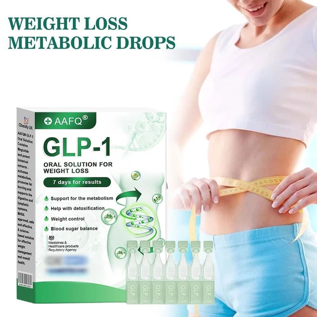 2X GLP-1 WEIGHT Loss Solution, GLP-1 Supplement Drops for Women and Men ...