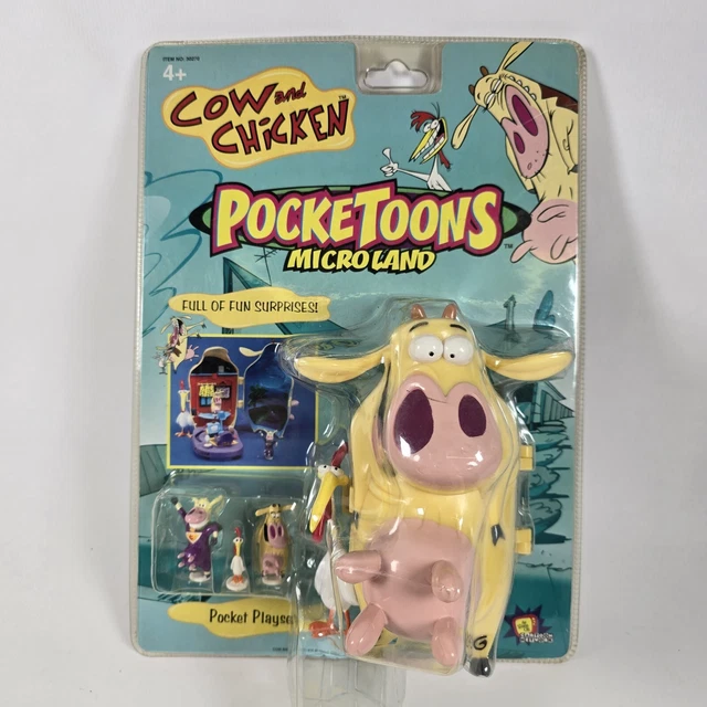 COW AND CHICKEN Pocketoons Micro Land Playset Boxed New Sealed VHTF ...