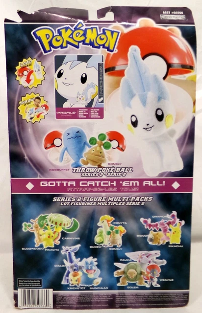 PACHIRISU POKEMON DIAMOND Pearl Peluche Lanzamiento Poké Ball Jakks ...