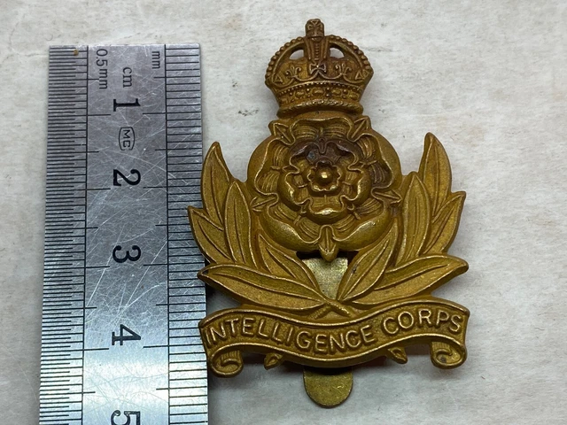 ORIGINAL BRITISH ARMY WW1 / WW2 Intelligence Corps Cap Badge £15.00 ...