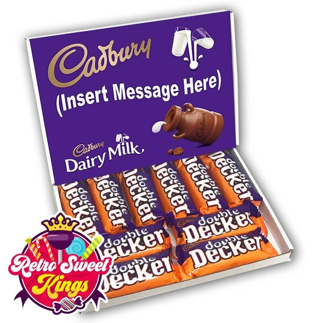 CADBURYS DOUBLE DECKER Chocolate Gift Box Birthday Halloween Christmas ...