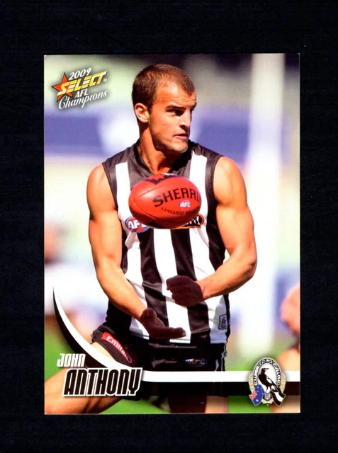 AFL SELECT 2009 Collingwood Magpies John Anthony football card #40 $4. ...