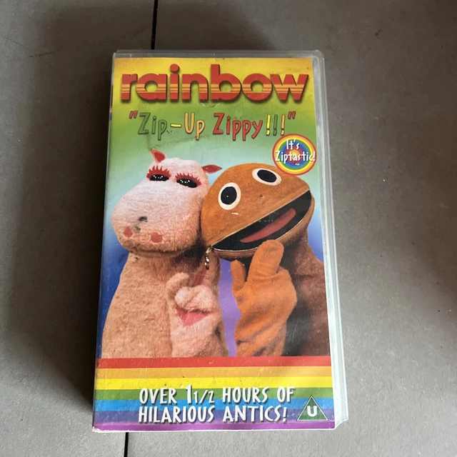 RAINBOW ZIP-UP ZIPPY - vhs video tape £15.00 - PicClick UK