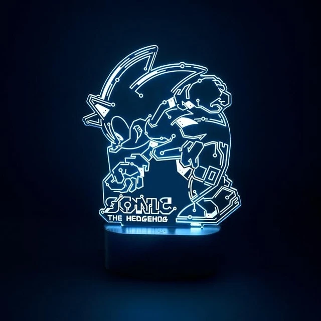 GRUPO ERIK LAMP - Sonic The Hedgehog | LED Lamp, Night Light, Kids Lamp ...