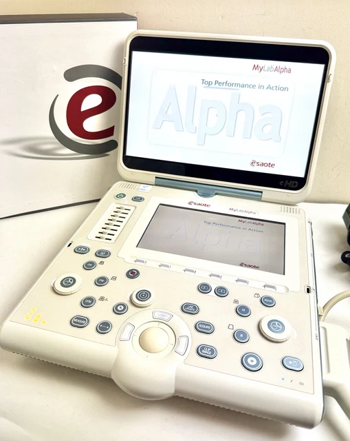 ESAOTE MYLAB ALPHA eHD PORTABLE ULTRASOUND TOUCHSCREEN + AC2541 ARRAY ...