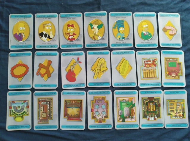 INDIVIDUAL SIMPSONS CLUEDO Cards See Drop Down Menu £1.00 - PicClick UK