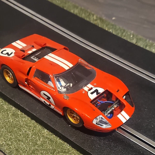 SCALEXTRIC FORD GT40 MKII Red Collectors Club 2003 Car C2424 £25.64 ...