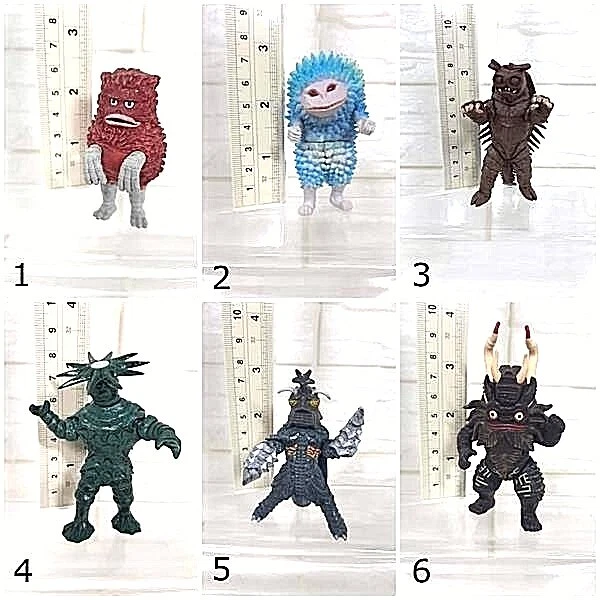 RARE FIGURINE VINTAGE Ultraman Kaiju Monstre Alien Gashapon N°1-24 ...