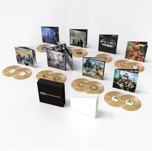 OASIS COMPLETE STUDIO Album Collection Limited Edition Box Set Gold ...
