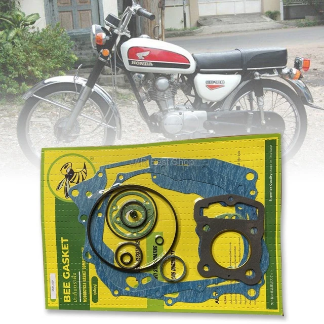 HONDA CB100 REPAIR ENGINE PART GASKET COMPLETE SET Vintage Motorcycle ...