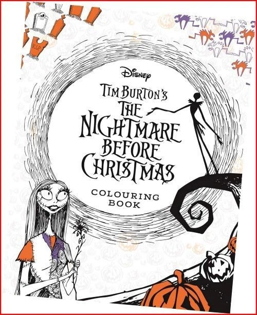 DISNEY TIM BURTON'S The Nightmare Before Christmas Colouring Book £7.66 ...