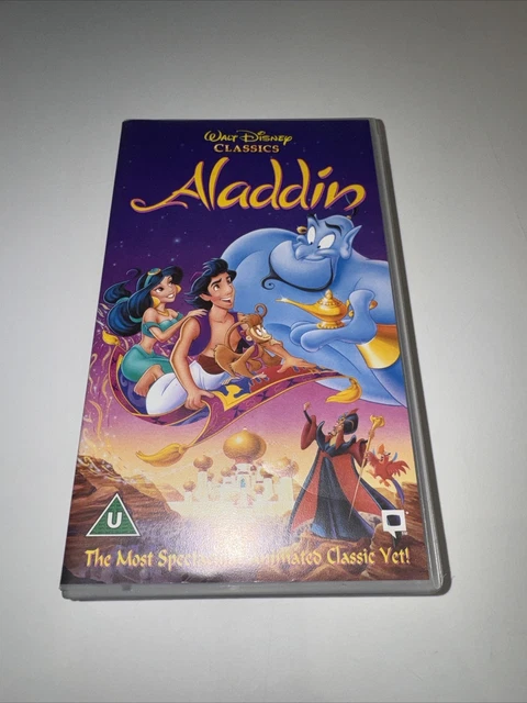 Walt Disney Classic Aladdin 1992 Vhs Tape 2 99 Picclick Uk