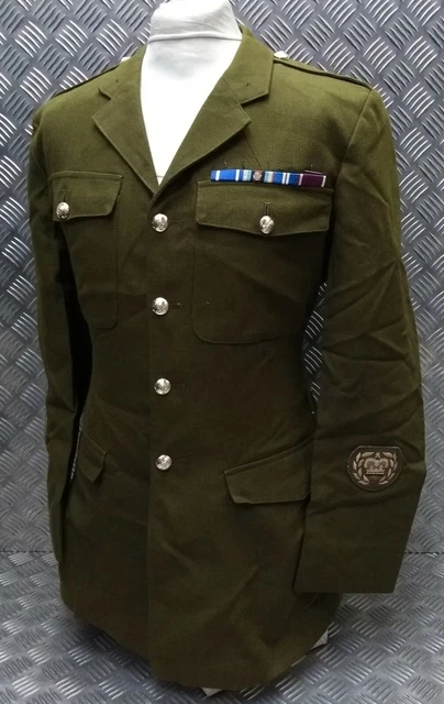 NO2 REME REGIMENT Veste Entièrement Boutonné Avec Insignes Correctifs ...