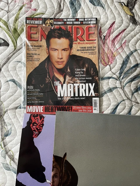 EMPIRE MAGAZINE THE Matrix Giant Star Wars Episode 1 Posters The ...