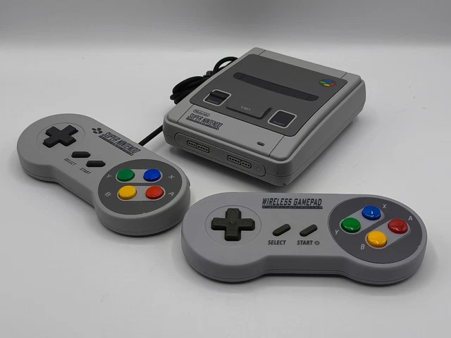ULTIMATE SUPER NINTENDO SNES Mini Classic Console 3500+ with WIRELESS ...