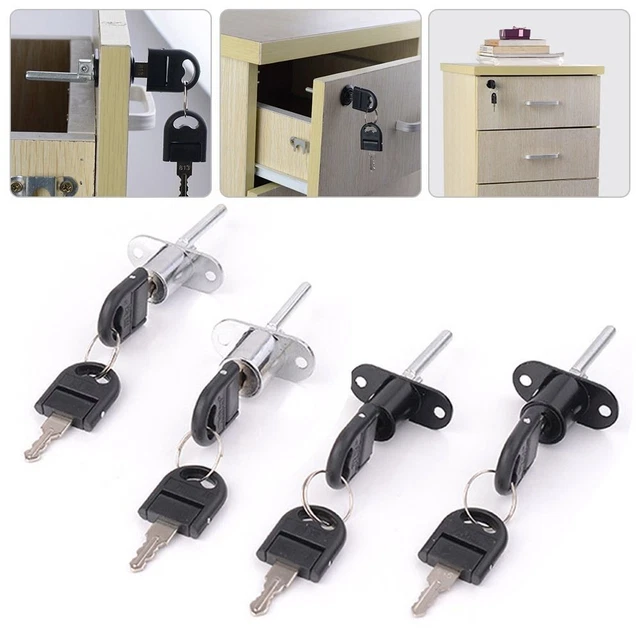 RV CARAVAN CABINET Knob Lock Drawer Latch Furniture Lock Cabinet Door ...
