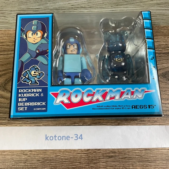 ROCKMAN MEGA MAN KUBRICK 1UP Bearbrick Figure Set MEDICOM TOY BE@RBRICK ...