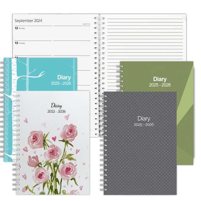 WEEK & LINED Notes Planner/ Diary | A5 & A4 |2024-2025-2026 | Start Any ...