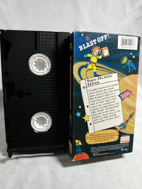 THE MAGIC SCHOOL Bus - Gets Lost In Space (VHS) SCHOLASTIC'S VINTAGE £9 ...