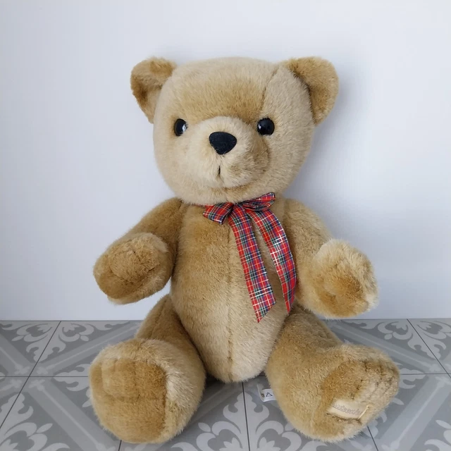 VINTAGE JOHN LEWIS Jointed Teddy Mischief Bear Plush Large 18" £14.99 ...