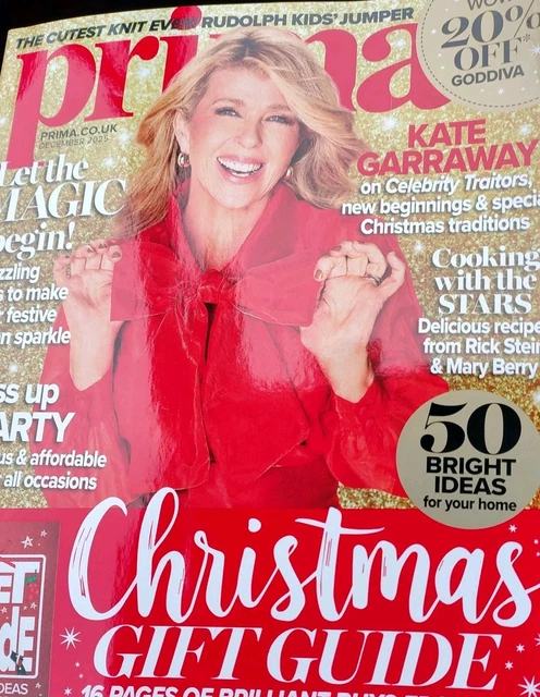 PRIMA MAGAZINE DECEMBER 2025 Kate Garraway Christmas £4.89 - PicClick UK