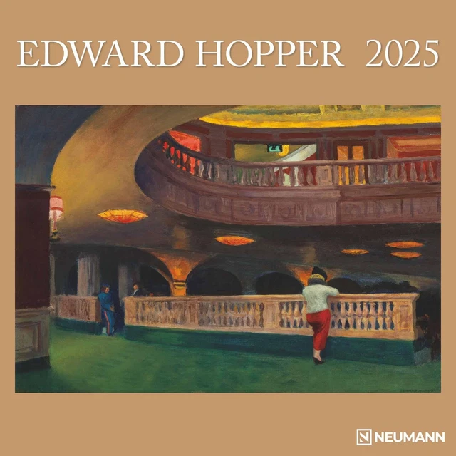 EDWARD HOPPER 2025 - Wand-Kalender - Broschüren-Kalender - 30x30 ...