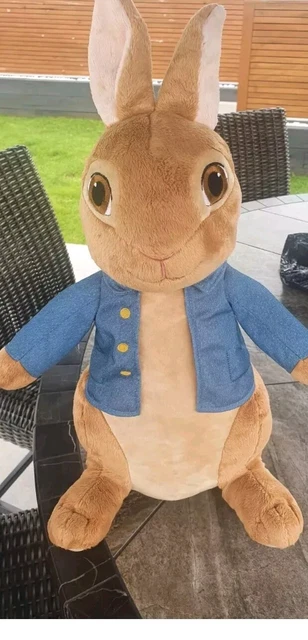 PETER RABBIT GIANT Plush Soft Toy - Jumbo Official Movie Rainbow ...